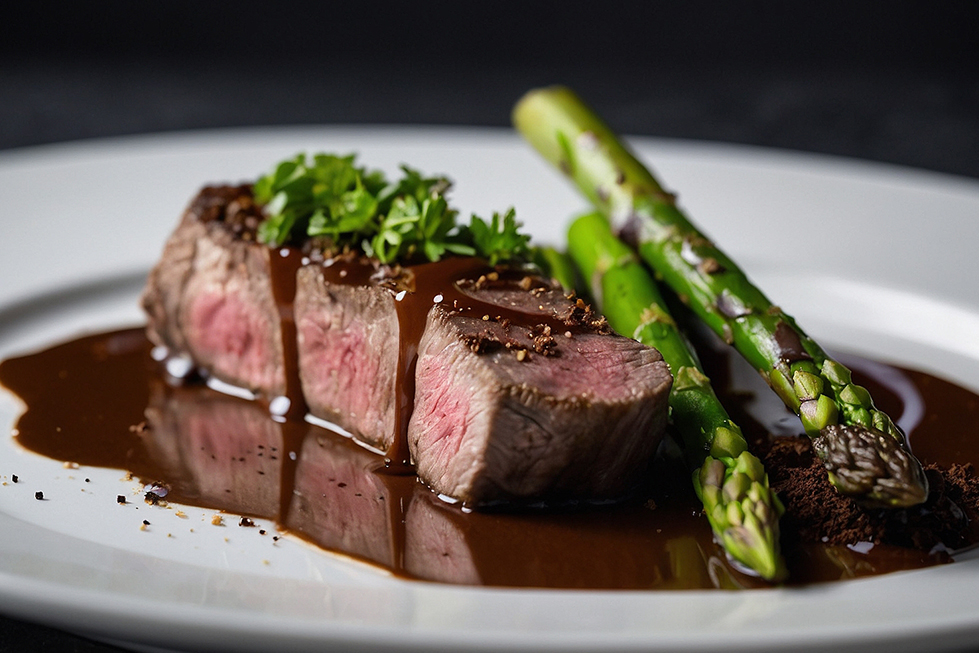 Lamb Loin with Coffee and Chocolate Soil - Viva Magazine